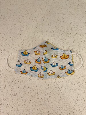 KIDS Sail boat Washable handmade face Mask | eBay