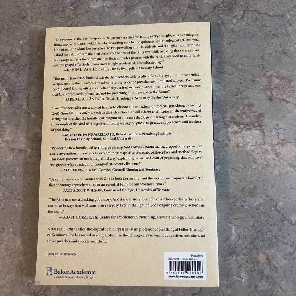 Preaching God's Grand Drama: A Biblical-Theological Approach by Ahmi ...