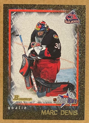 2001-02 MARC DENIS BOWMAN YOUNGSTARS SERIAL NUMBERED CARD #88 JACKETS ...
