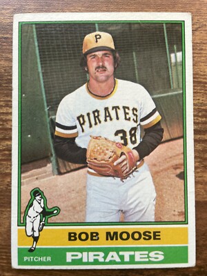 1976 Topps Baseball Card #476 Bob Moose Pittsburgh Pirates VG/EX | eBay