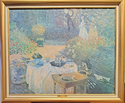 Claude Monet ‘The Lunch’ Framed Print Impressionist Art Classic ...