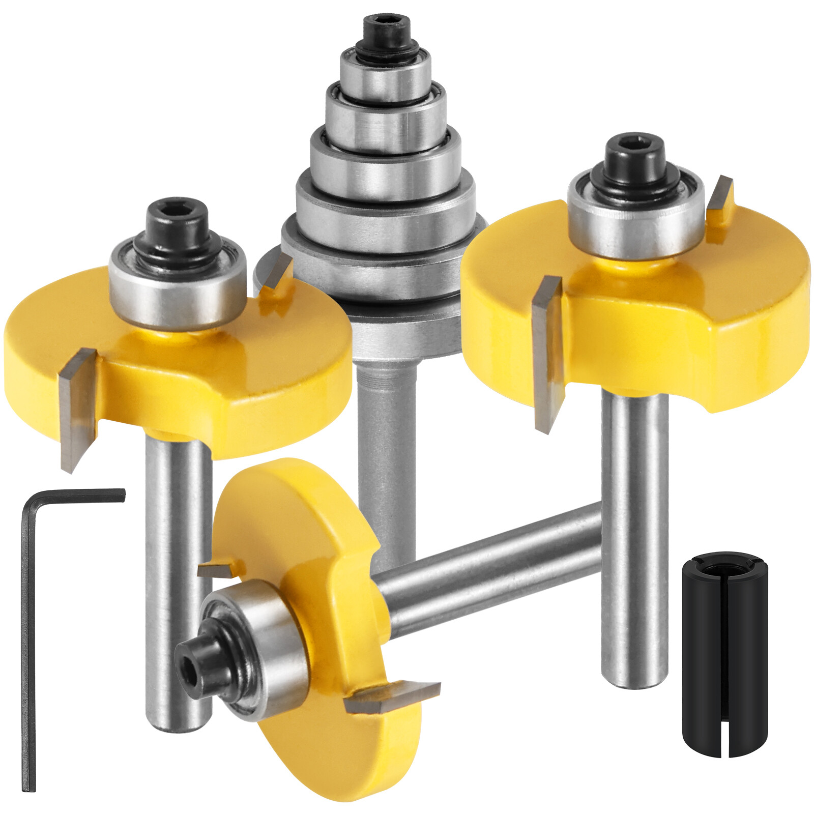1/4Inch Shank Rabbet Router Bit Set Wood Router Bit Woodworking Milling ...