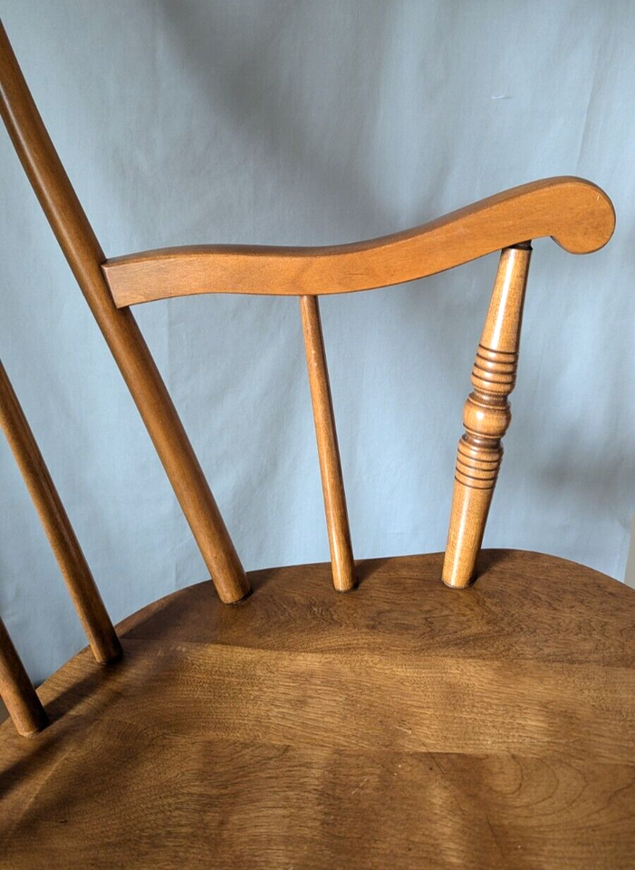 S. Bent & Bros. Vintage Maple Rocking Chair | eBay