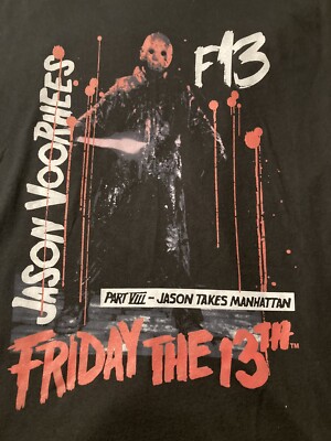 Friday The 13th Part 8 Shirt Jason Takes Manhattan New With Tags Kane ...