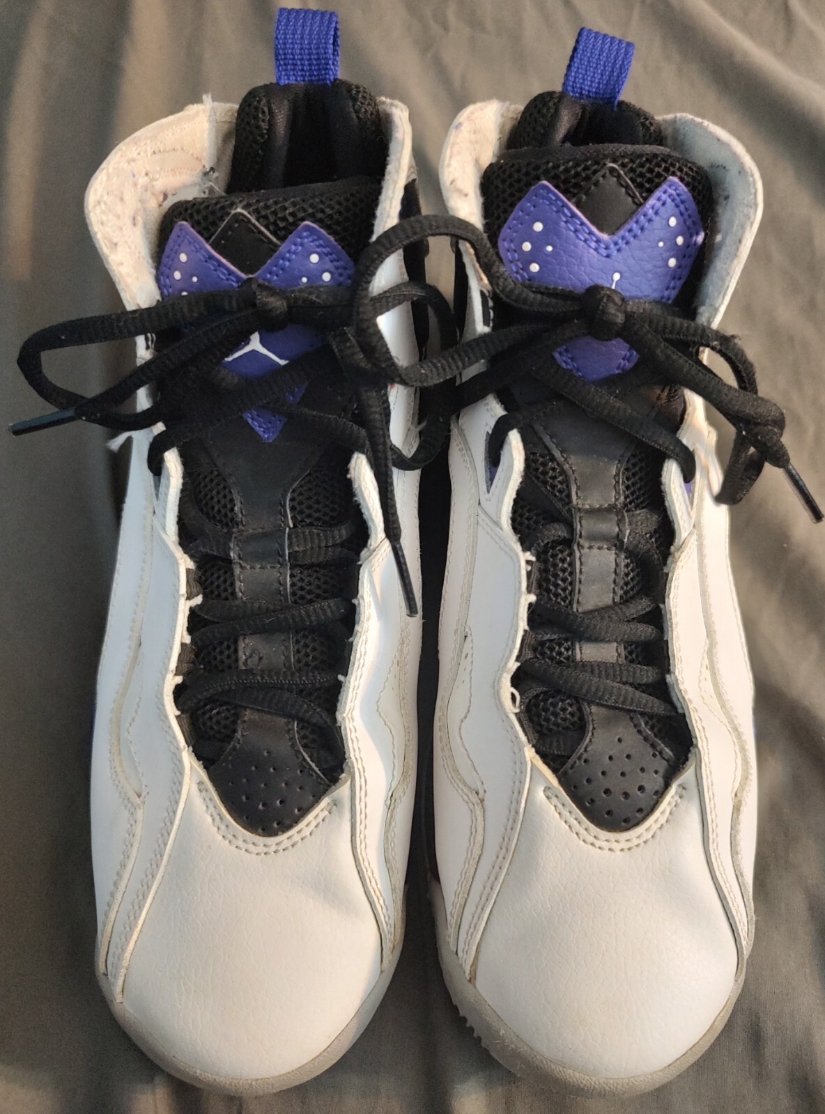 Size 6 (GS) - Jordan True Flight High Dark Concord for sale online | eBay