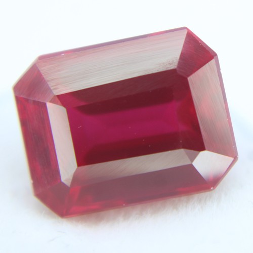8.90 Ct Certified Natural Ruby Red Eye Clean Emerald Shape Loose ...