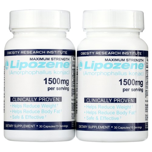 Lipozene Maximum Strength Weight Loss Supplement, 1500 mg, 60 Capsules ...