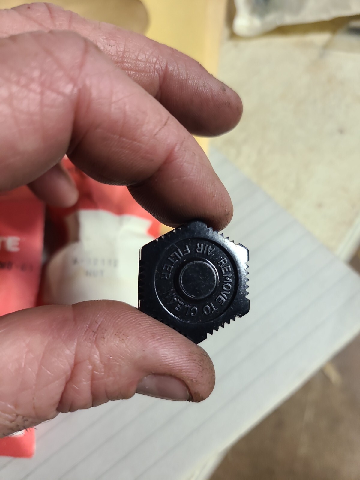 2 NOS OEM HOMELITE chainsaw 350 360 450 550 AIR FILTER KNOB A-12112 | eBay