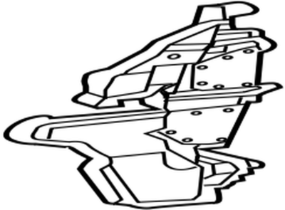 53294-60150 Toyota Deflector, radiator side, lh 5329460150, New Genuine ...