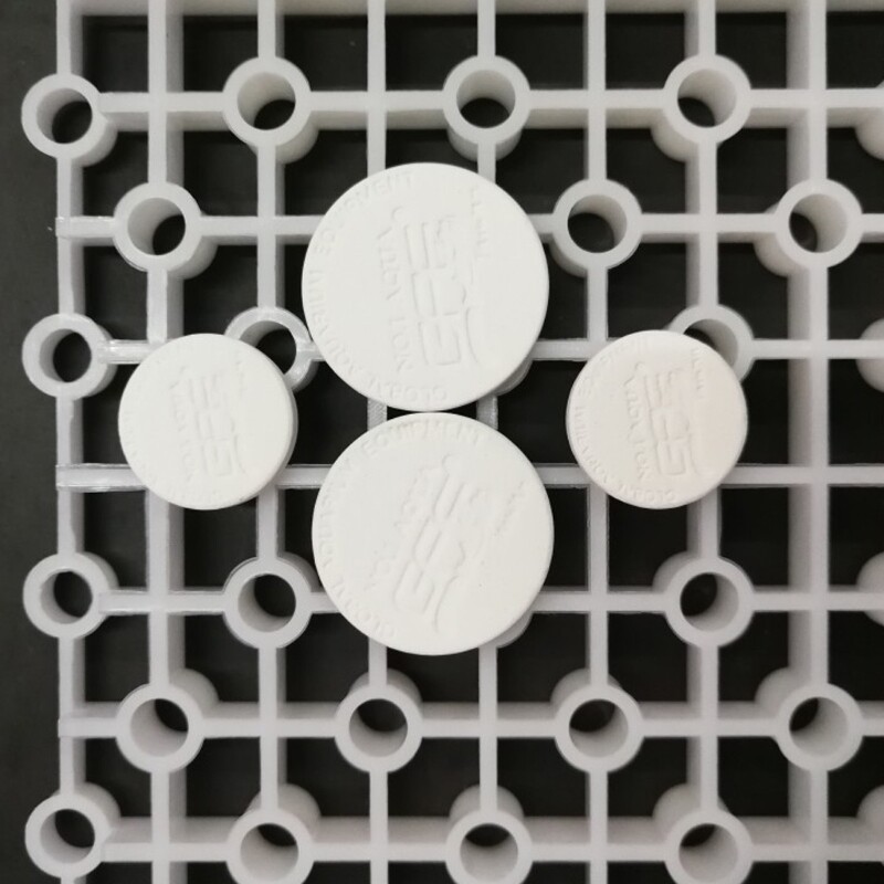 5pcs Coral Frag Disks Aquatics Round Coral Frag Mounts for Marine ...