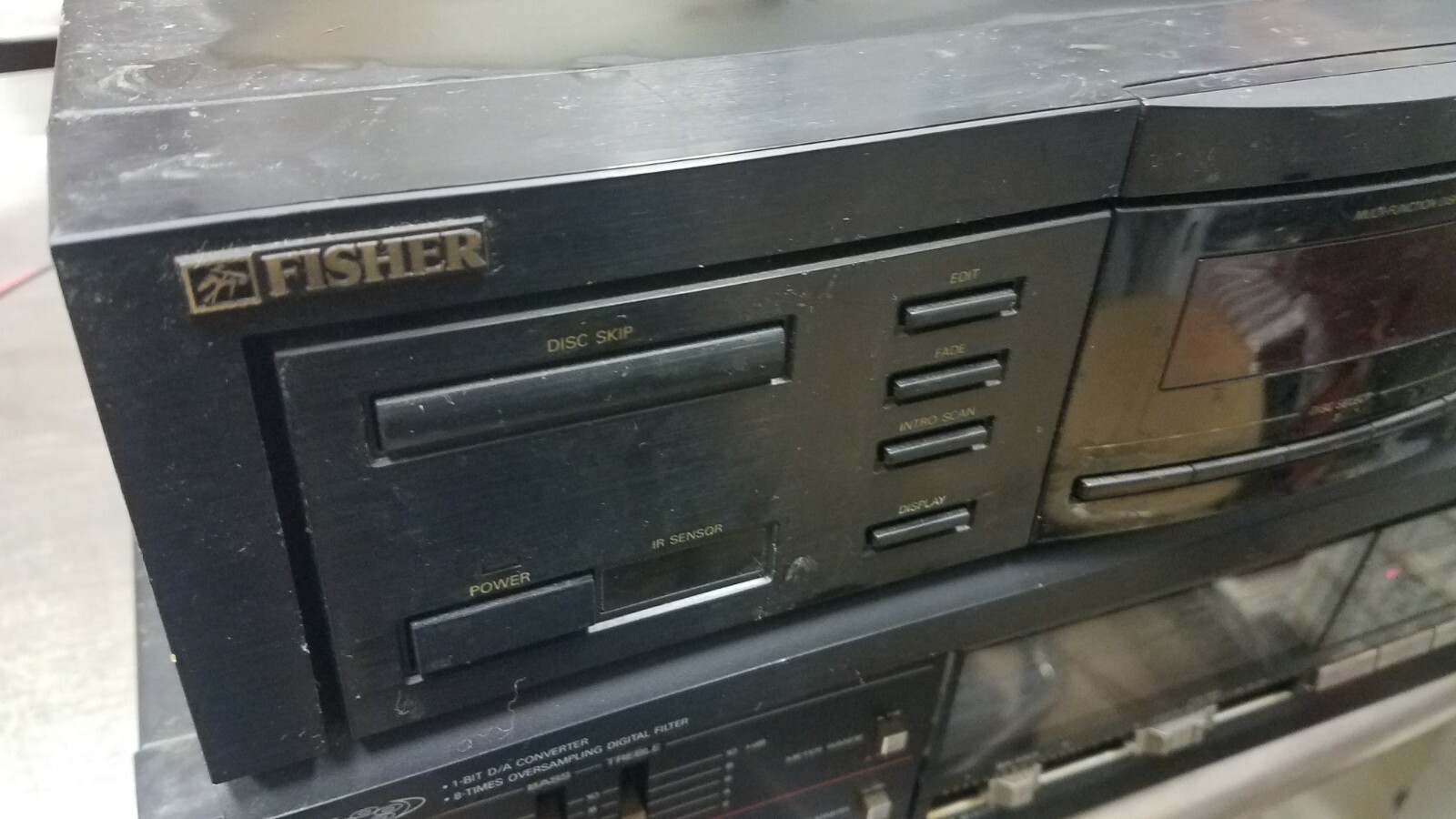 Vintage Fisher DAC-503 Automatic Digital Compact Disc Player Black ...