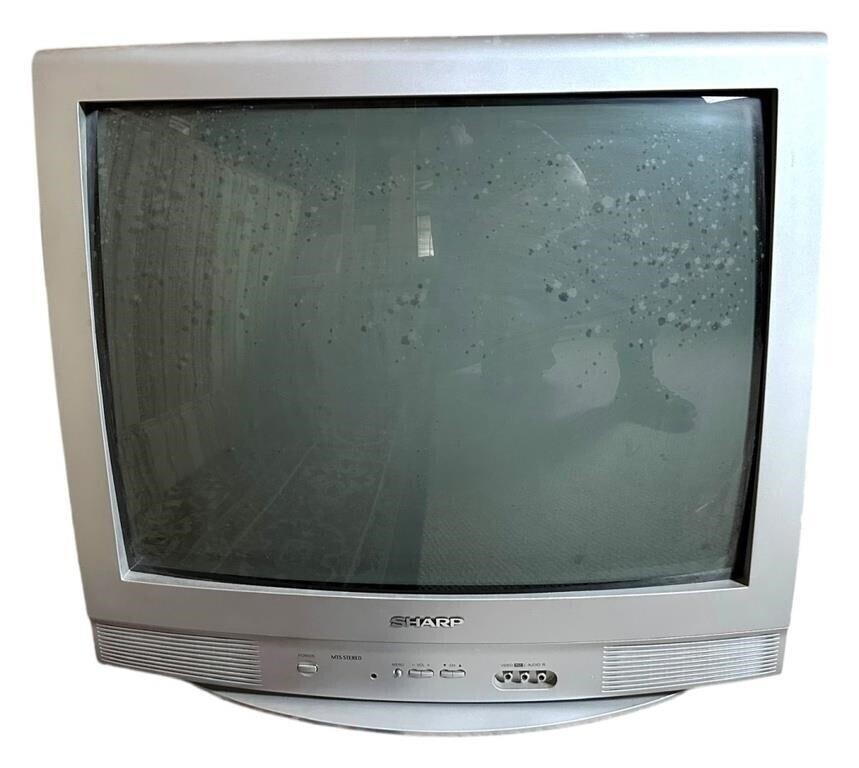 RARE Sharp 27” CRT TV 27C241 Gaming Monitor Television Old School ...