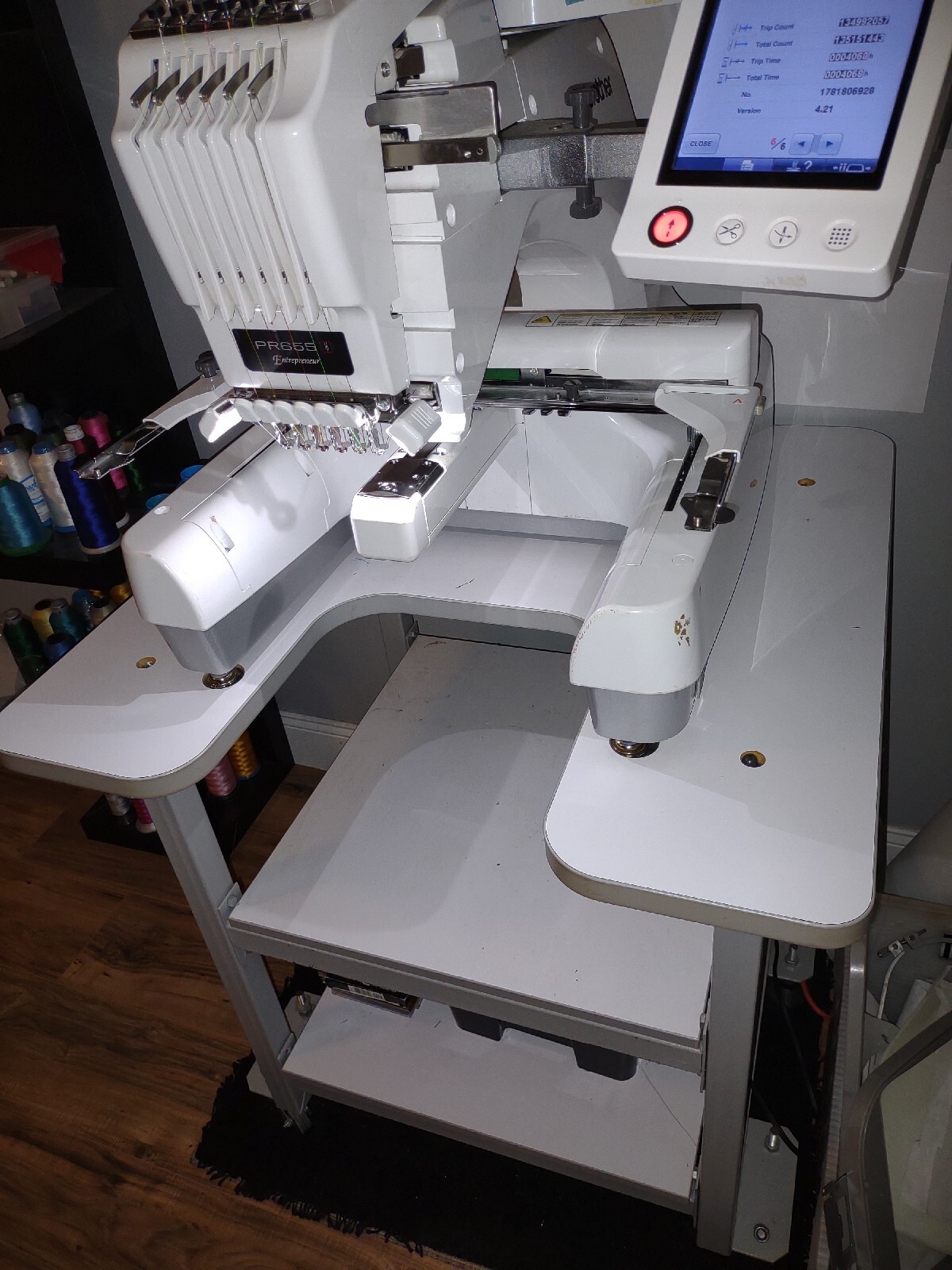 Embroidery Machine BROTHER Entrepreneur PR655 | eBay