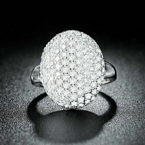 Perfect Round White Stone Fabulous Women's Special Wedding High Finish ...