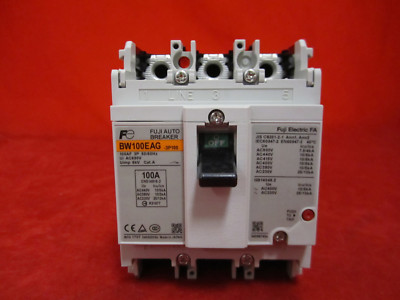 Fuji BW100EAG-3P100 Power on Breaker 3P 100A | eBay