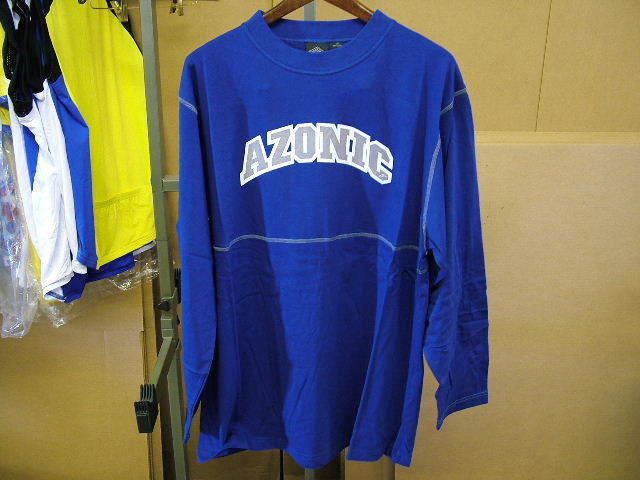 New Solid Blue Azonic Long Sleeve T-Shirt...Men's XL | eBay