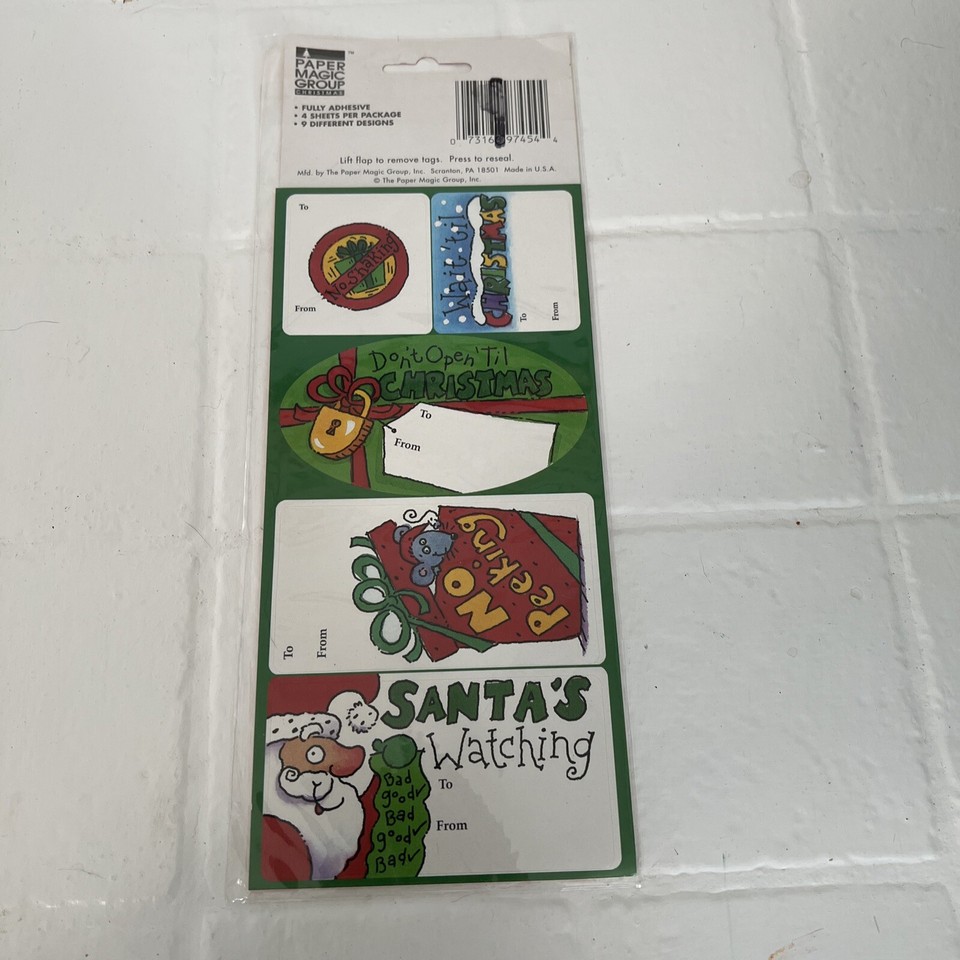 67 Vintage Christmas Tags The Paper Magic Group Made in USA | eBay