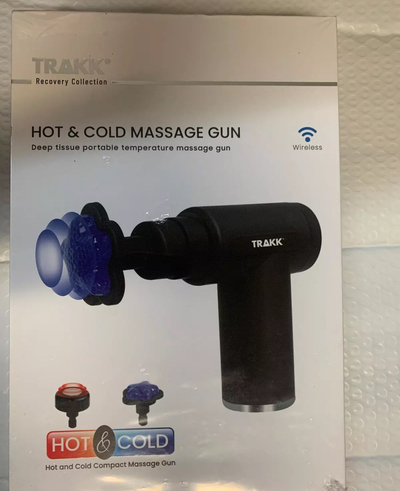 Trakk Hot & Cold Compact Deep Tissue Portable Massage Gun TR-COMPGNHC ...