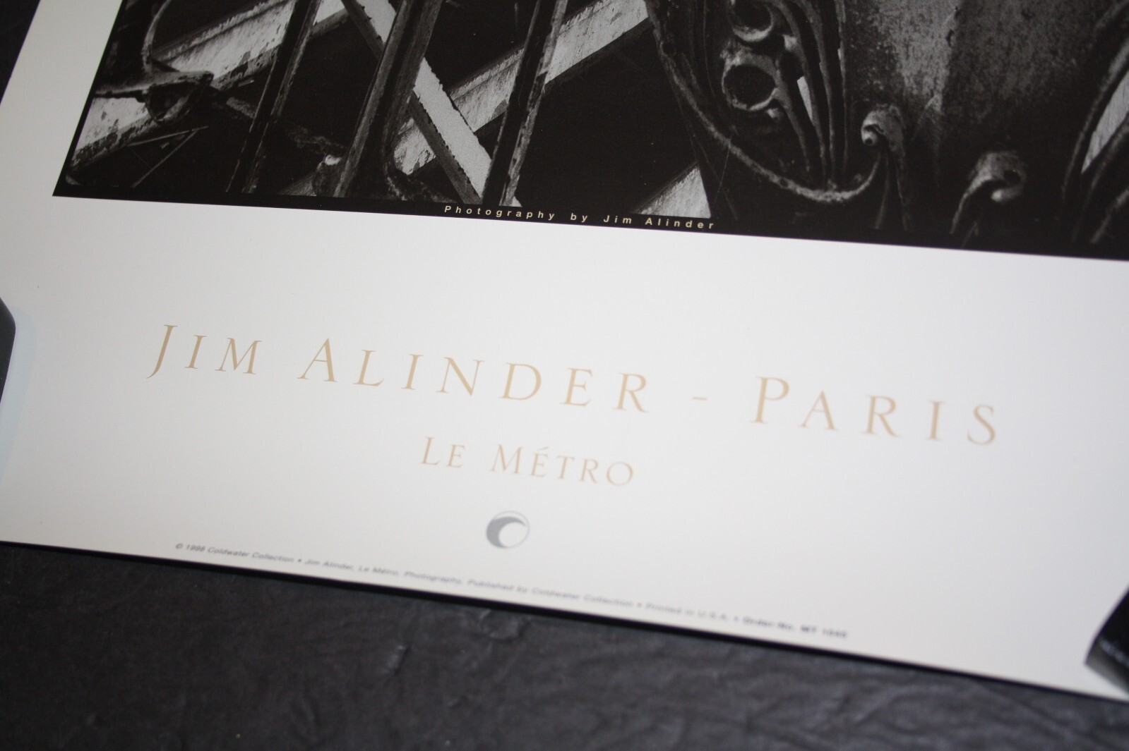 Vintage Photo Poster Paris France Art Print Jim Alinder Metropolitan | eBay