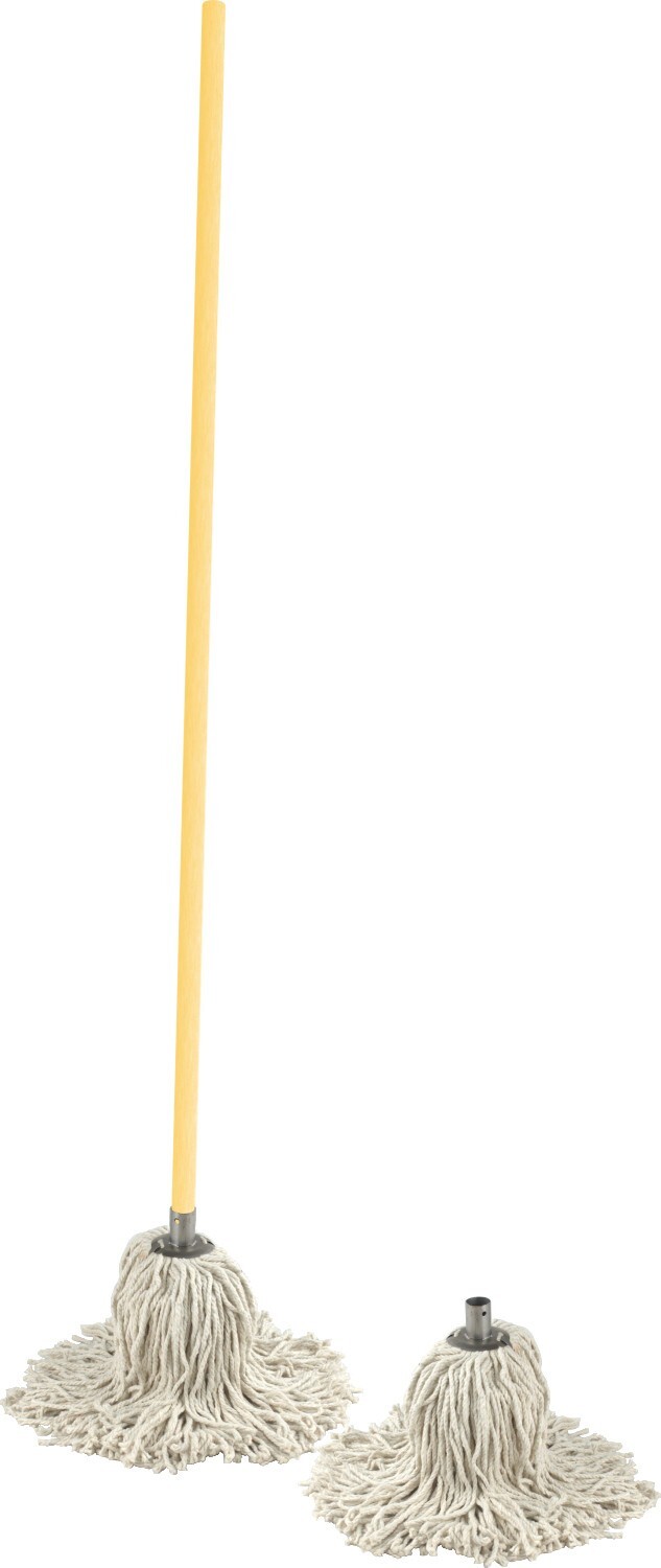 Cotton Mop Head PY20 With Wooden stick 120cm Metal Socket with 1 Extra ...