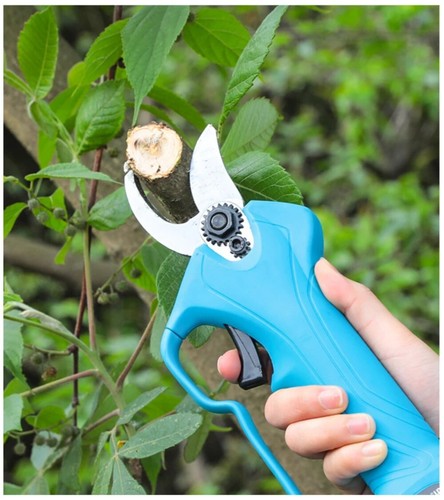 Trees Branches Cutter Electric Pruner Shears Battery Cordless Pruning ...