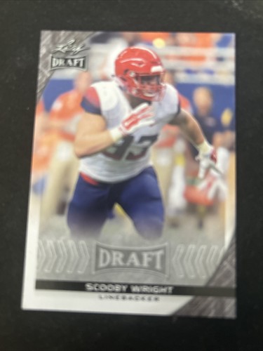 2016 Leaf Draft Football Rookie RC Card #78 Scooby Wright Arizona ...