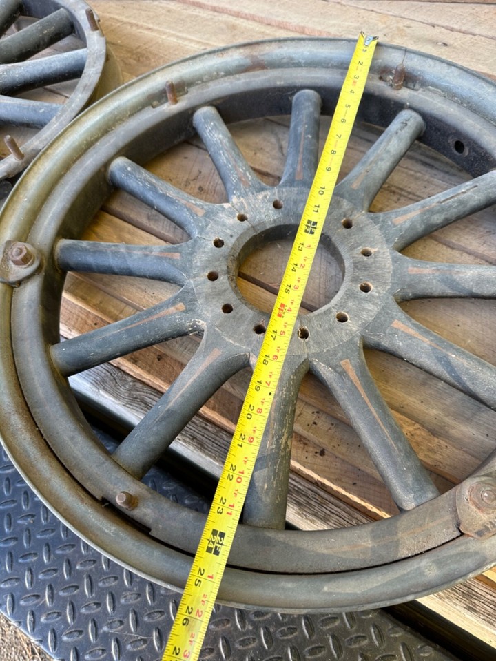 1920’S BUICK WOOD WHEELS, BARELY USED 25.5 INCH RIM | eBay