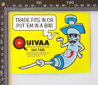 VINTAGE 90s QUIVAA QUEENSLAND INTRAVENIOUS AIDS ASSOCIATION PROMO ...