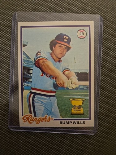 1978 TOPPS #23 BUMP WILLS ALL STAR ROOKIE CUP RANGERS | eBay