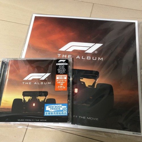 F1 THE ALBUM with limited bonus CD with mega jacket Brad Pitt starring ...