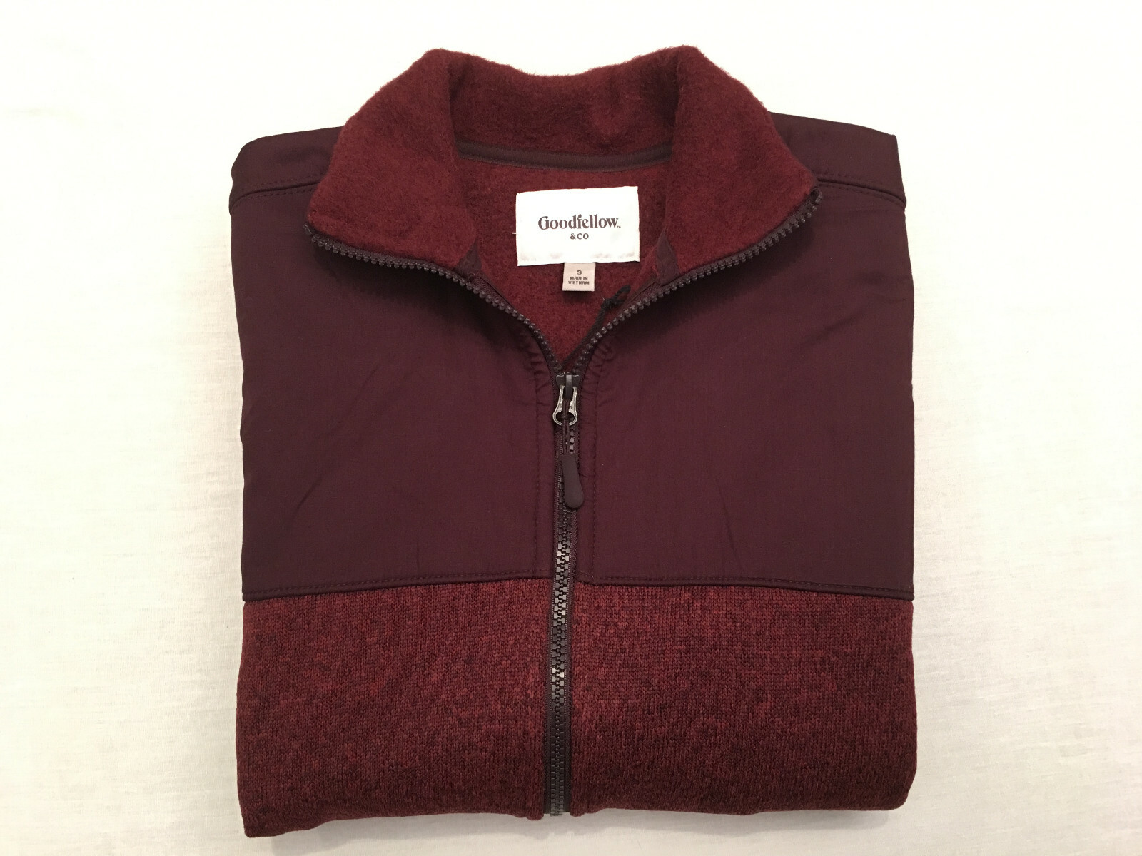 Goodfellow & Co Mens Various Colors Zip Sweater Fleece Shirt Jacket ...