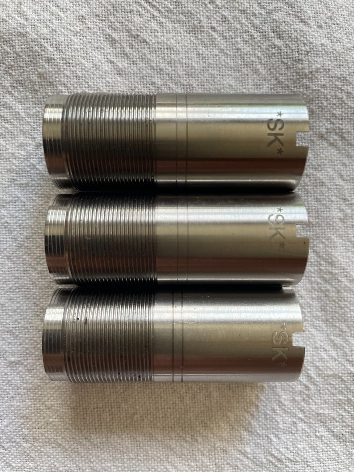 Three 12g Choke Tubes - fits Remington (SK, SK, SK). Great condition ...