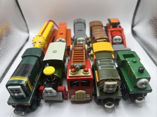Thomas Friends Wooden Railway Train LOT DENNIS, NEIL, GEORGE, TERENCE ...