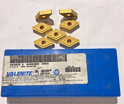 Valenite Carbide Inserts- DNMG4336M SV325 - Qty 7- NEW - Let's Deal! | eBay