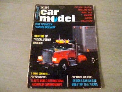 VINTAGE CAR MODEL MAGAZINE APRIL 1971 | eBay