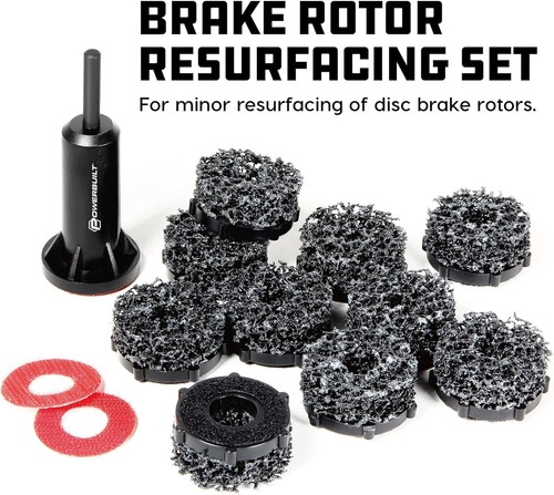 Powerbuilt Brake Rotor Resurfacing Kit, Cleaning, Polishing, Remove ...