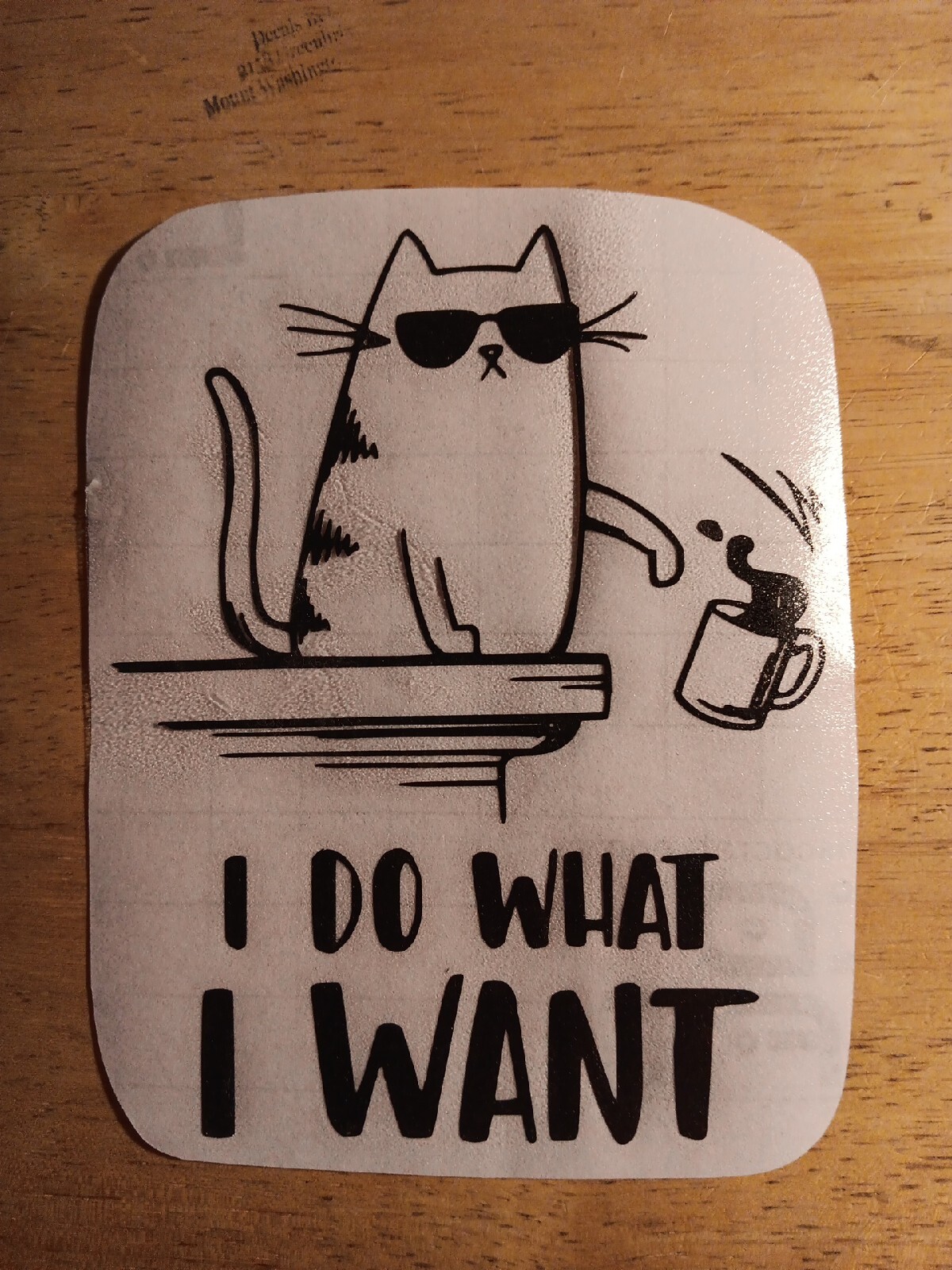 Cat I Do What I Want Decal | eBay
