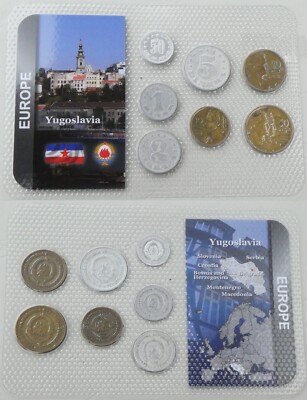 Yugoslavia KMS Coin Set 1953-1955 In Blister Card SS Uncirculated | eBay