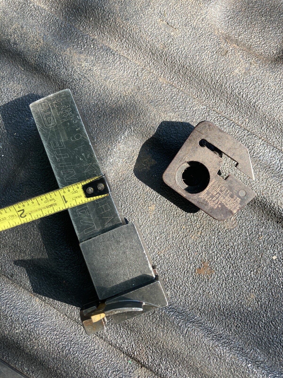 A) Valenite VHDBSN-16 Metal Lathe Face Grooving Trepanning Tool Holder ...