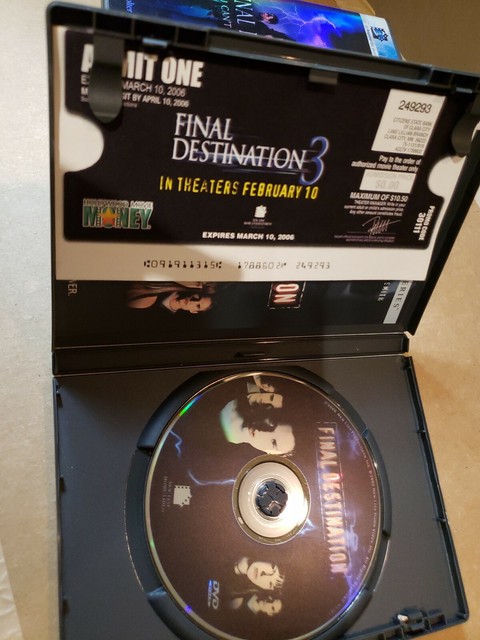 Final Destination/Final Destination 2 (DVD, 2006, 2-Disc Set, Scared to ...