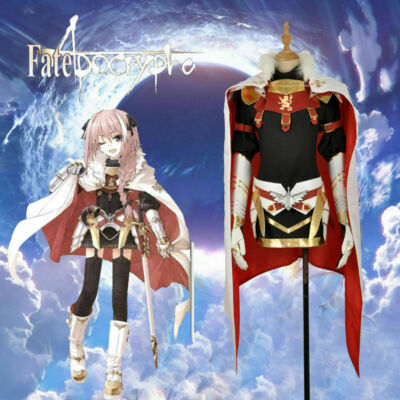Fate/Apocrypha Rider Astolfo Nanosuit Uniform Cosplay Costume With Cape ...