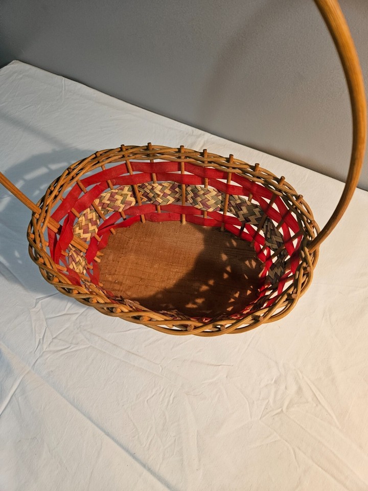 Vintage Woven Easter Basket late 1960's/early 1970's | eBay
