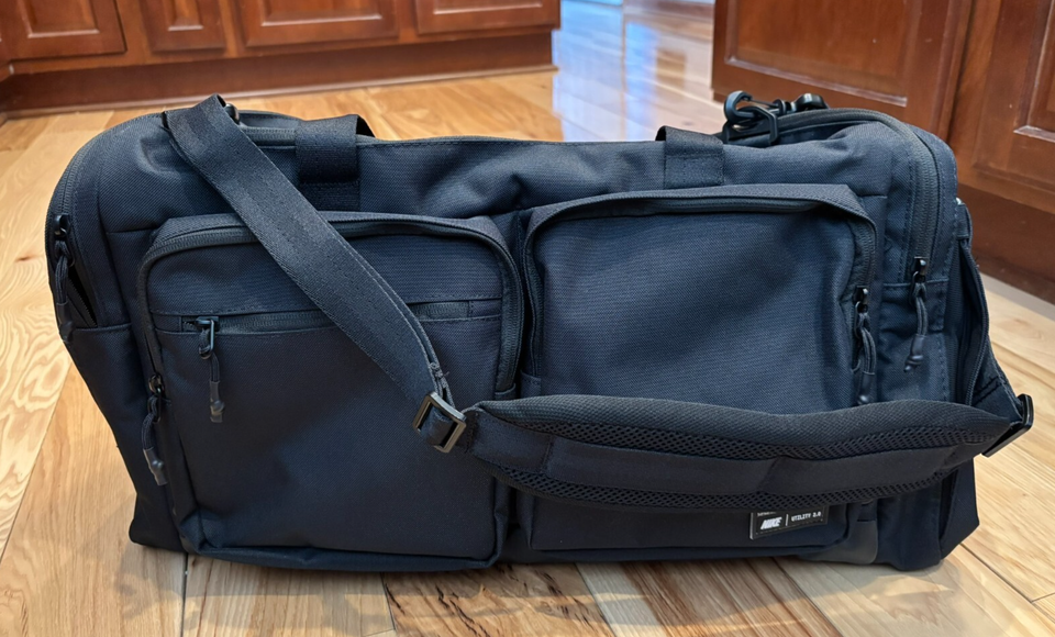 Nike Utility Power 2.0 Duffel Bag (Medium, 51L) Black FN4208 010 ...