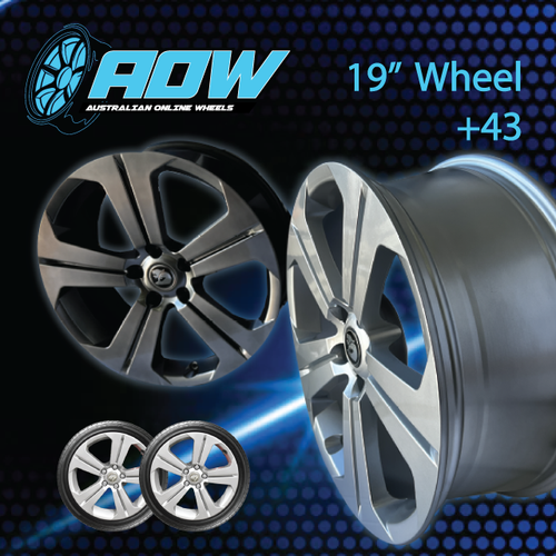 Holden VY GTS Hammerhead Wheels 19" Silver VY VZ VT VN Replica Wheels ...