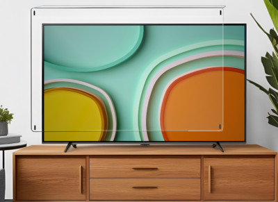 TV Screen Protector 55 inch Clear TV Shield 55" (width 125cm x height ...