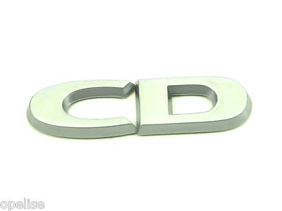 Genuine New VAUXHALL CD BADGE Opel For Astra H & Vectra C & Corsa C ...