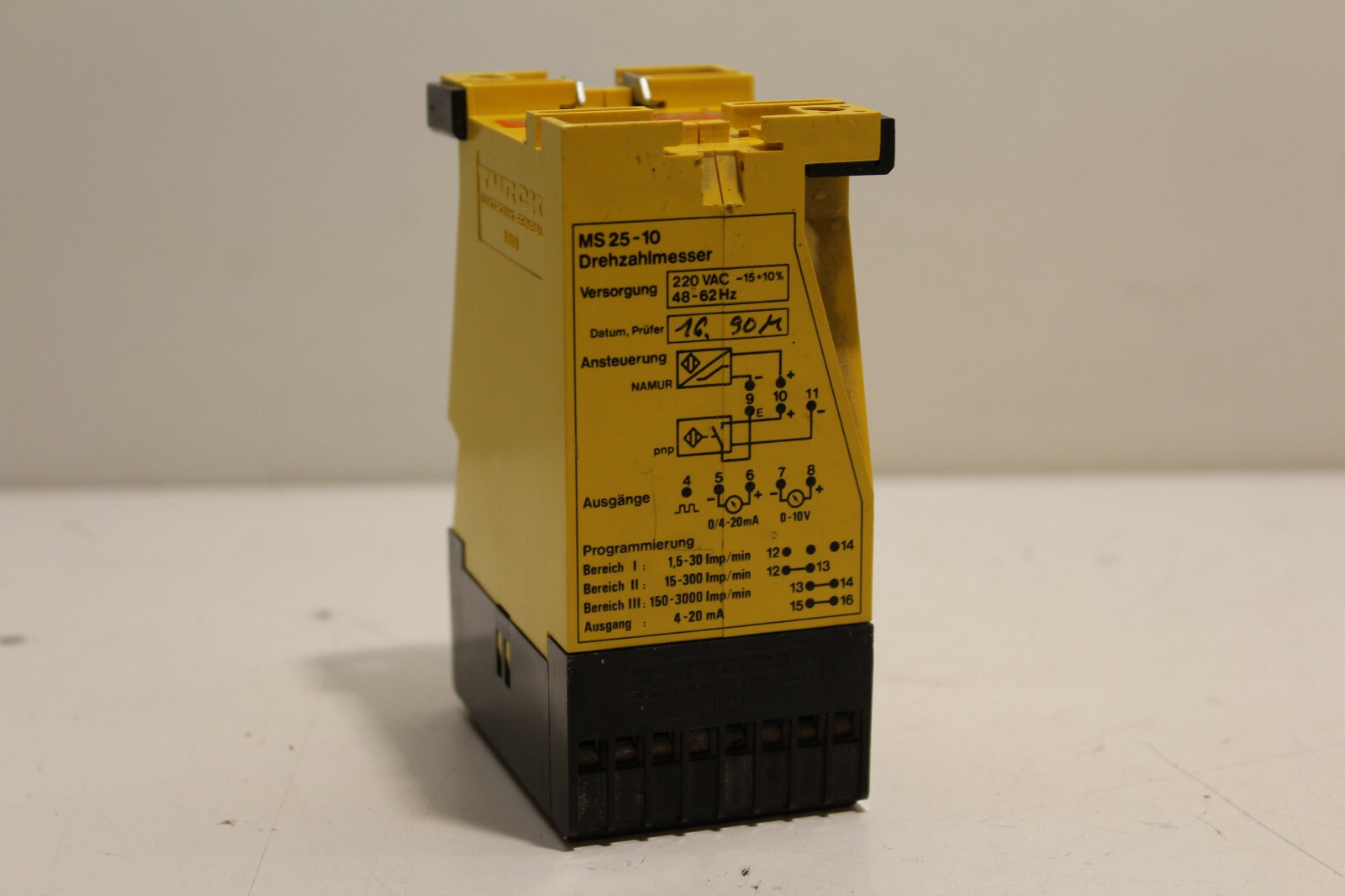 Turck MS25-10 Multisafe Tachometer | eBay