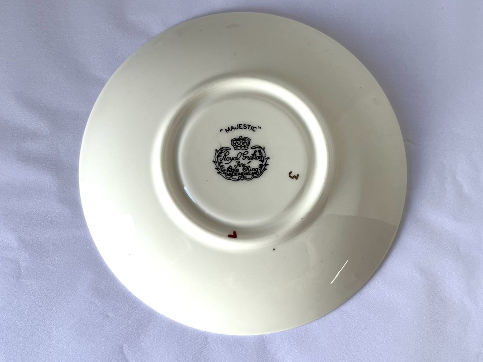 Vintage Royal Grafton Majestic Fine Bone China Soup Cup And Saucer Set ...