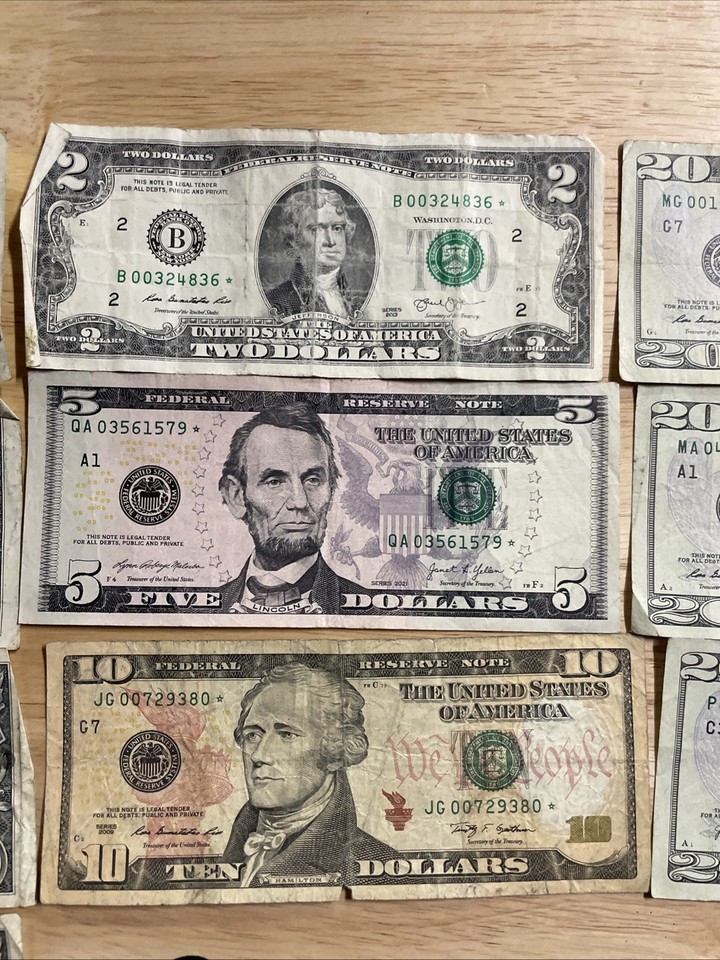currency us paper money star notes lot | eBay