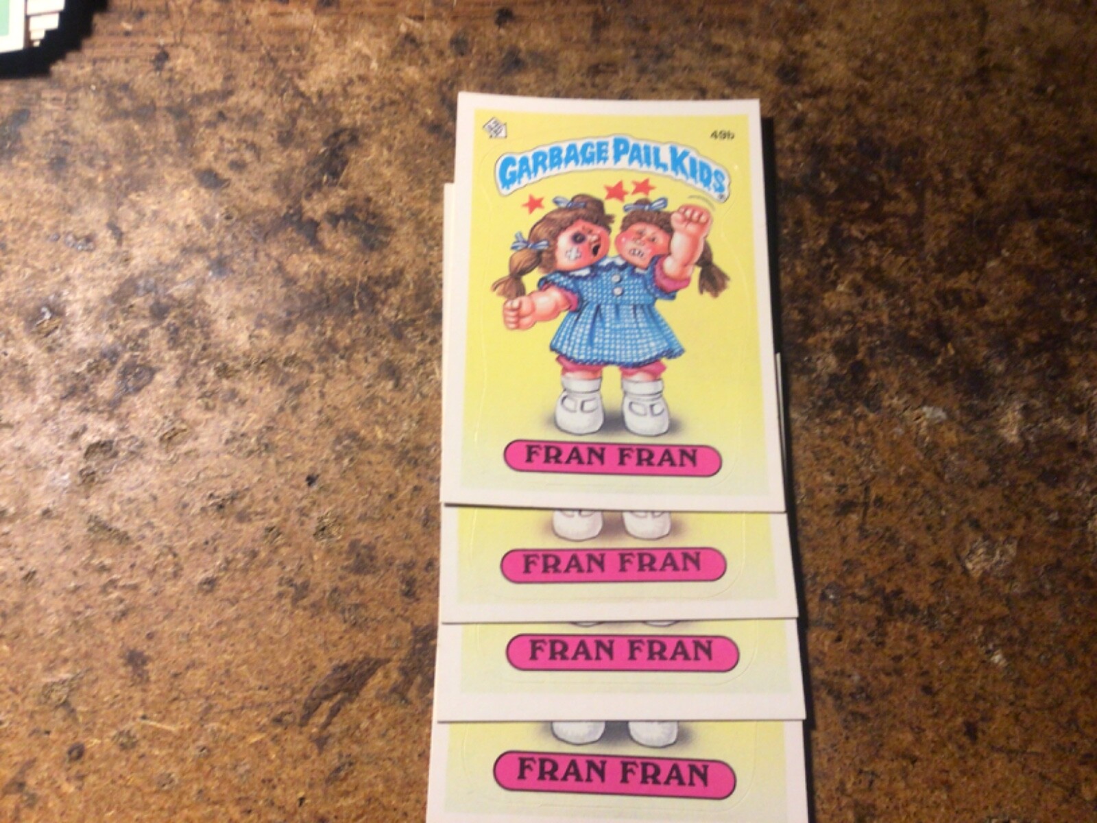 GPK Series 2 Garbage pail kids 1985 Box x 7 packs + 393 pack fresh ...